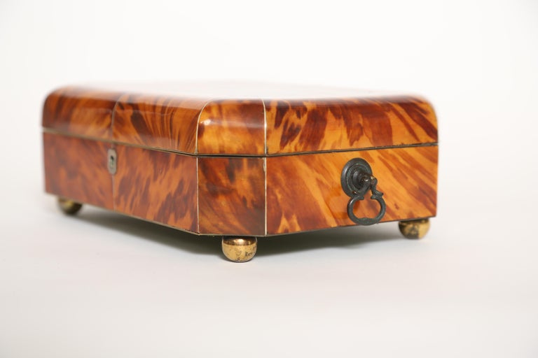 Antique Georgian Tortoiseshell Jewelry Box at 1stDibs | jewelry box ...