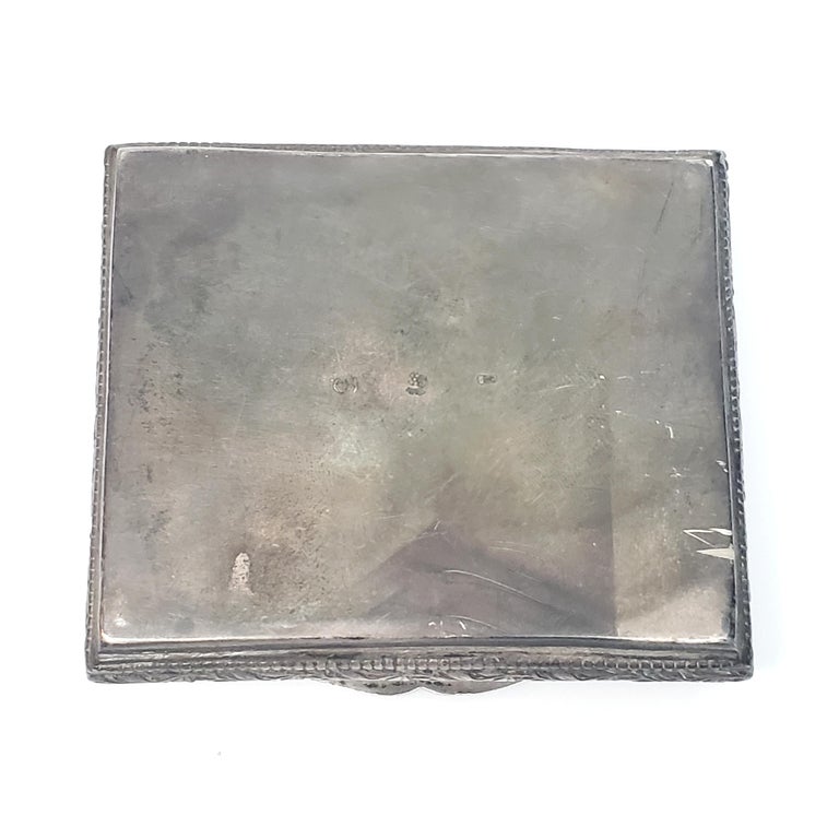 Antique German 800 Silver Cigarette Box at 1stDibs