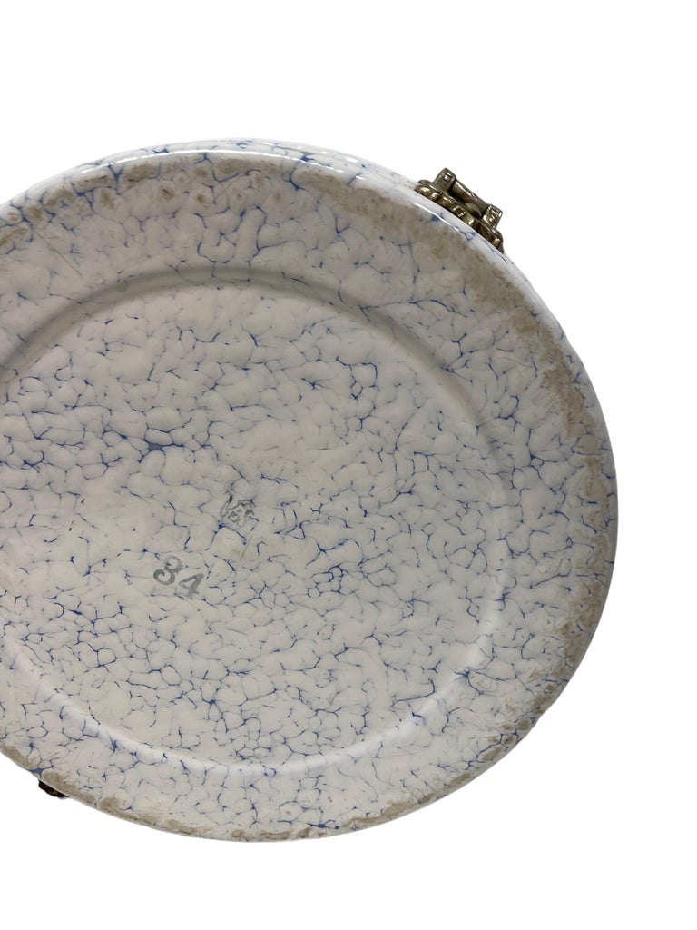 Antique German Chicken Wire Enamel Bread Box, Kitchen Utensil For Sale ...