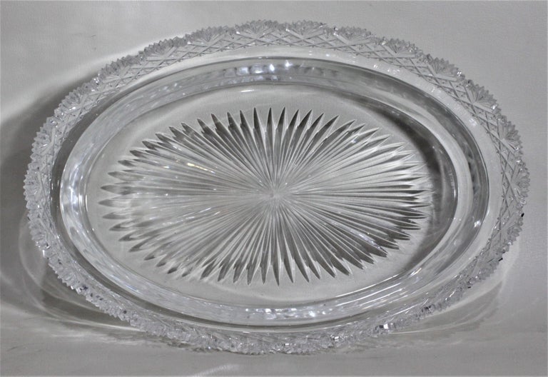 Antique German Continental Silver and Cut Crystal Footed Centerpiece ...