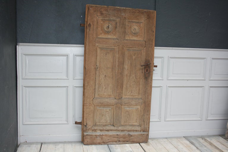 Antique German Door Made of Oak and Fir Wood For Sale at 1stDibs