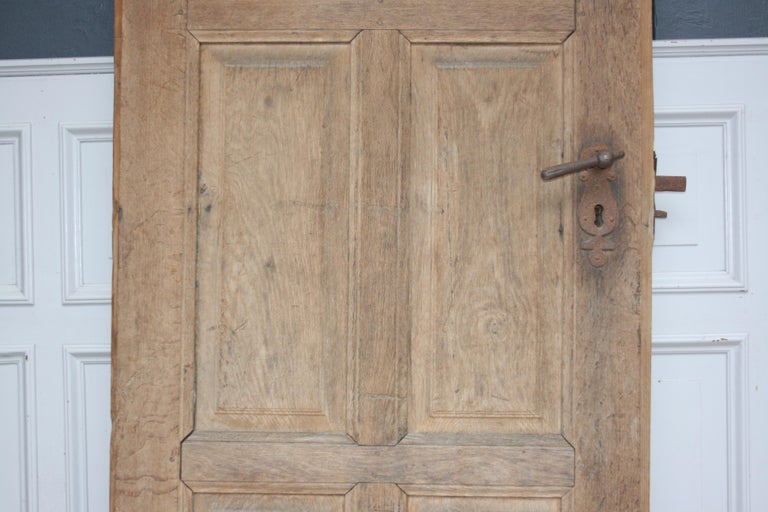 Antique German Door Made of Oak and Fir Wood For Sale at 1stDibs
