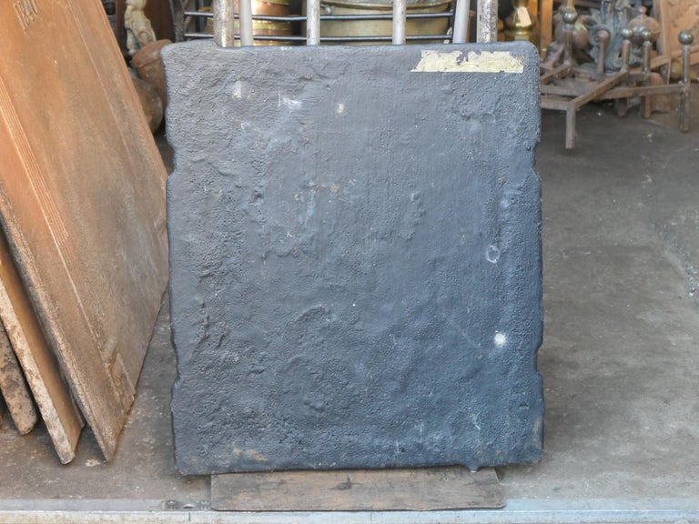 Antique German 'Jesus' Fireback, 18th Century For Sale at 1stDibs