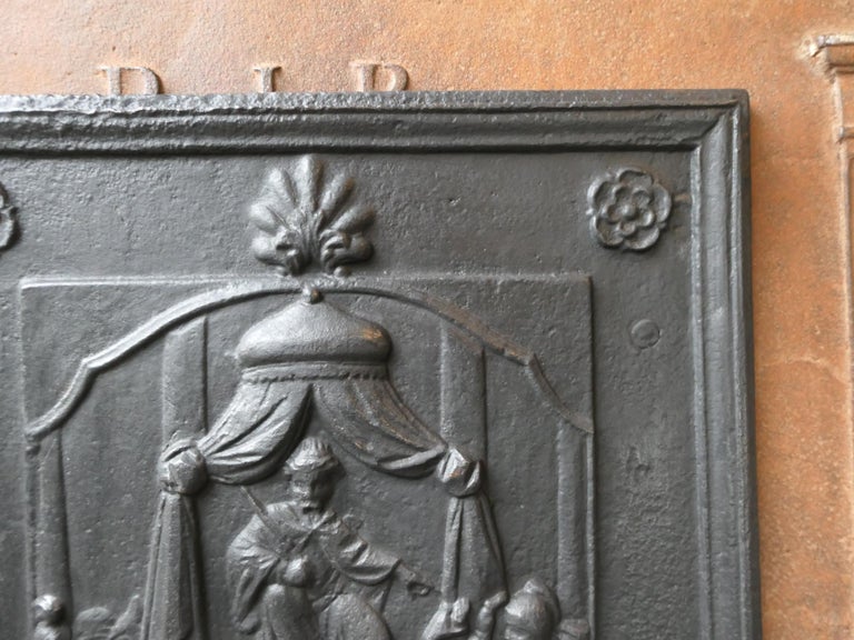 Antique German 'Judgement of Solomon' Fireback, 18th Century For Sale ...