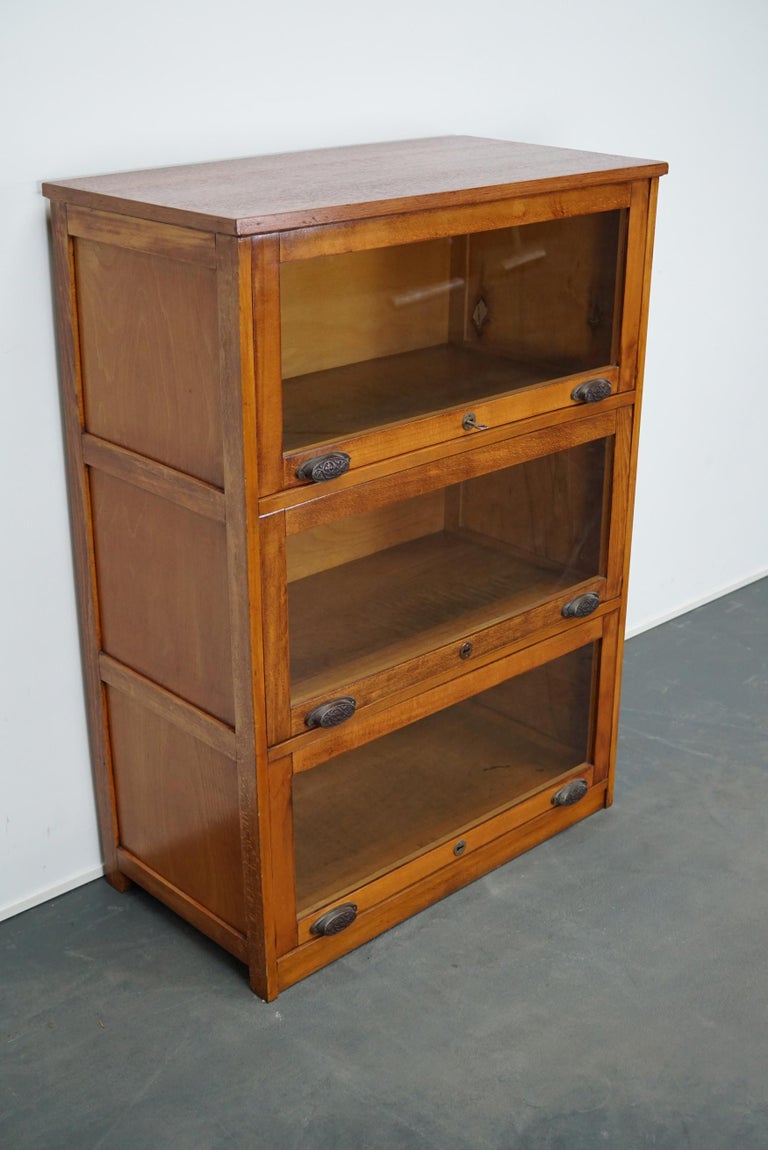 Antique German Oak Bookcase, 1930s at 1stDibs