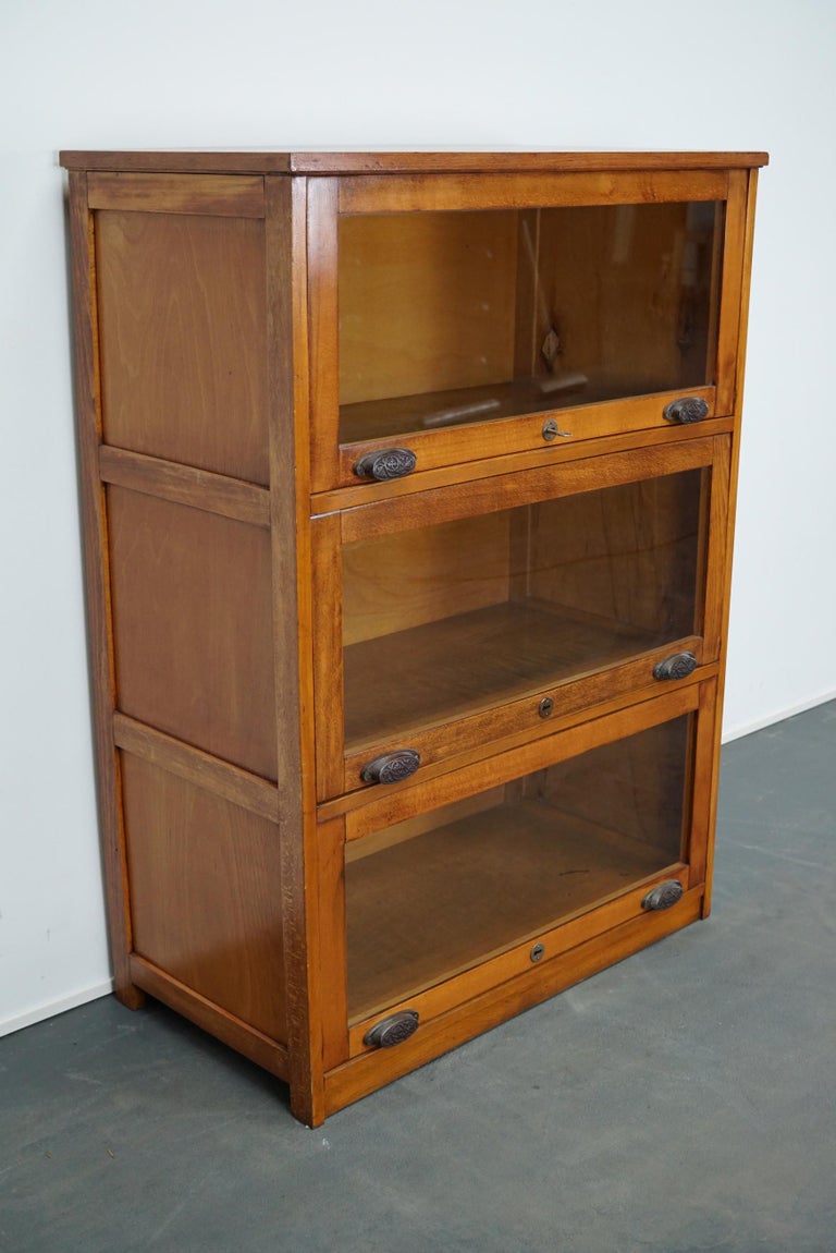 Antique German Oak Bookcase, 1930s at 1stDibs