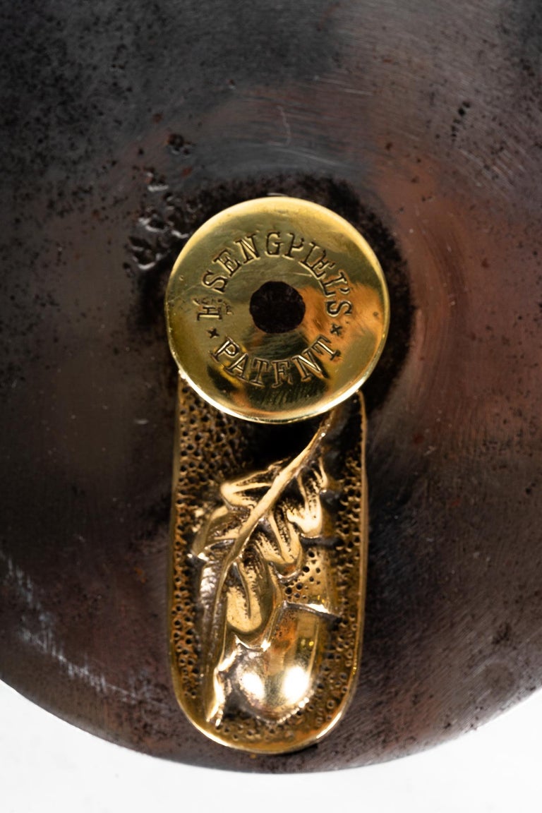 Antique German Padlock-Lock " F. Sengpiels Patent with Otiginal Key ...