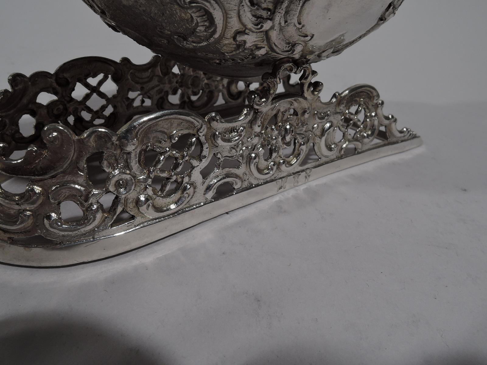 Antique German Rococo Revival Silver Reindeer-Harnessed Sleigh For Sale ...