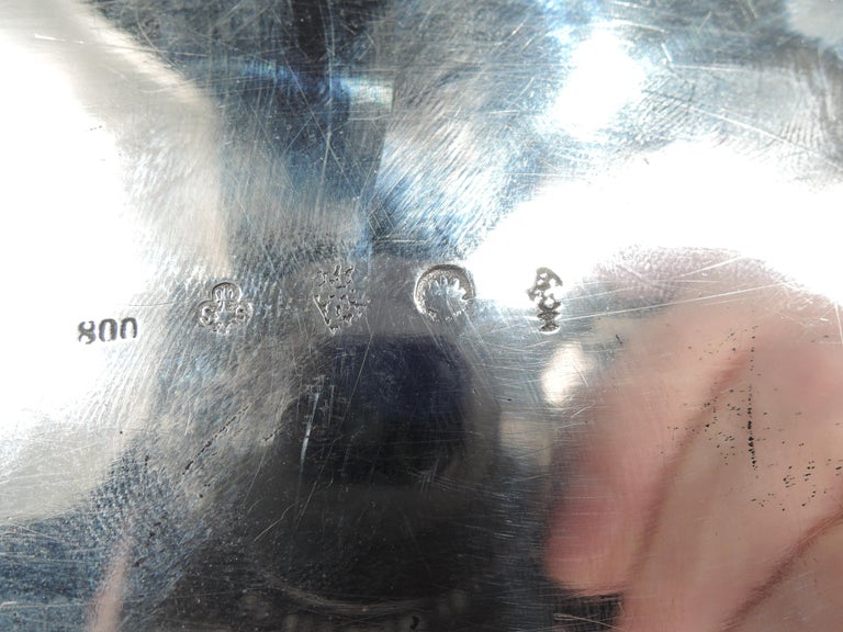 Antique German Rococo Silver Keepsake Casket Box For Sale at 1stDibs