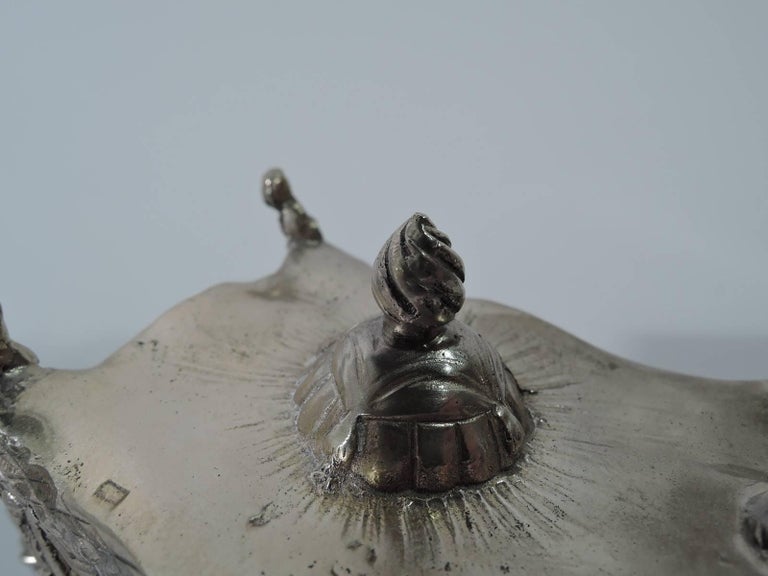 Antique German Rococo Sterling Silver Horse-Drawn Cinderella Coach at ...