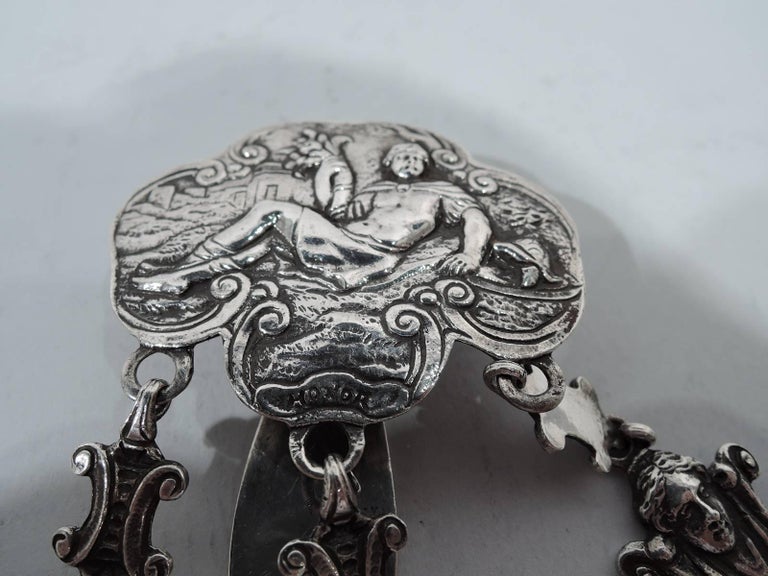 Antique German Silver Chatelaine for the Lady of the Manor For Sale at ...