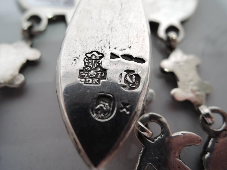 Antique German Silver Chatelaine for the Lady of the Manor For Sale at ...