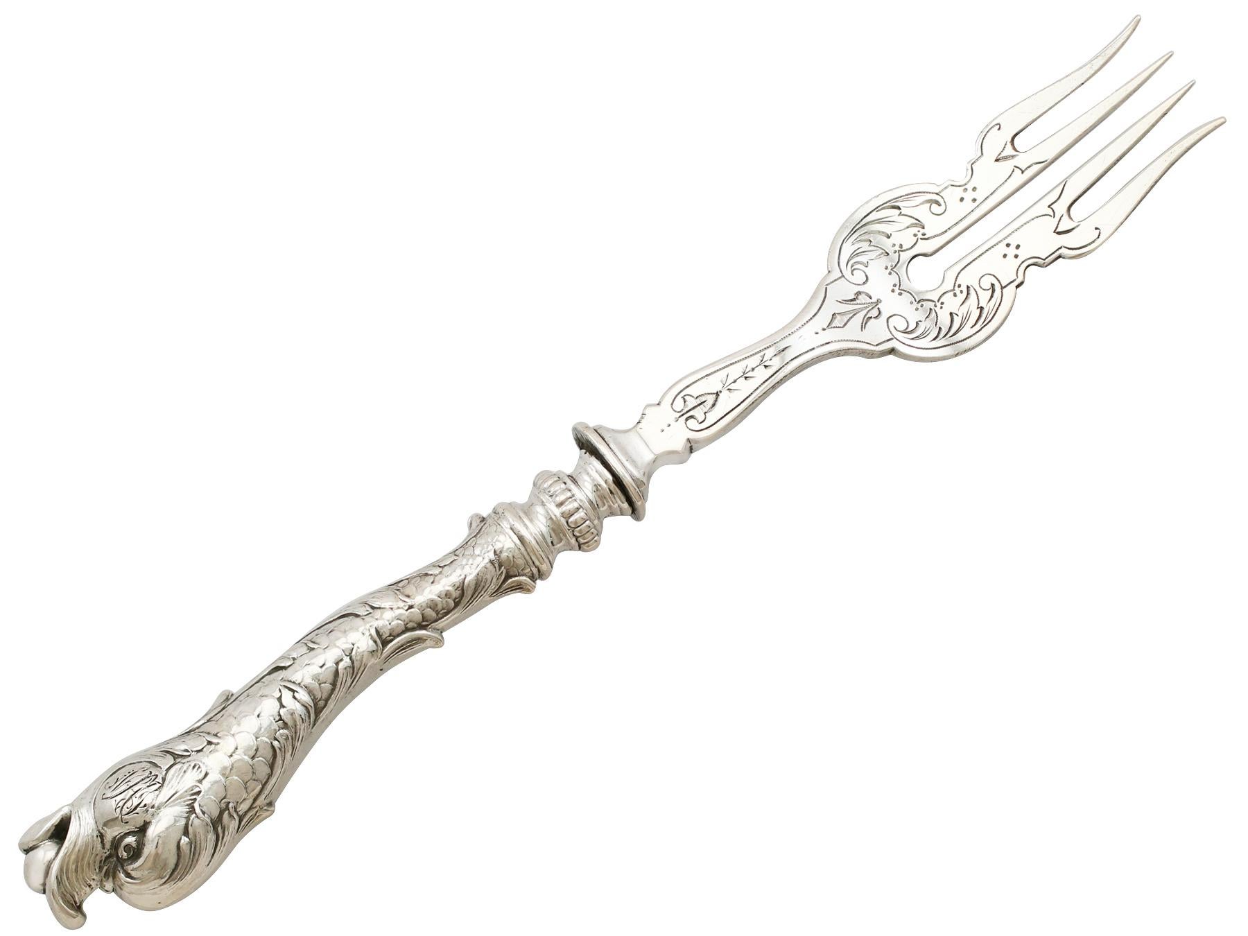 Antique German Silver Fish Service for Eight Persons at 1stDibs