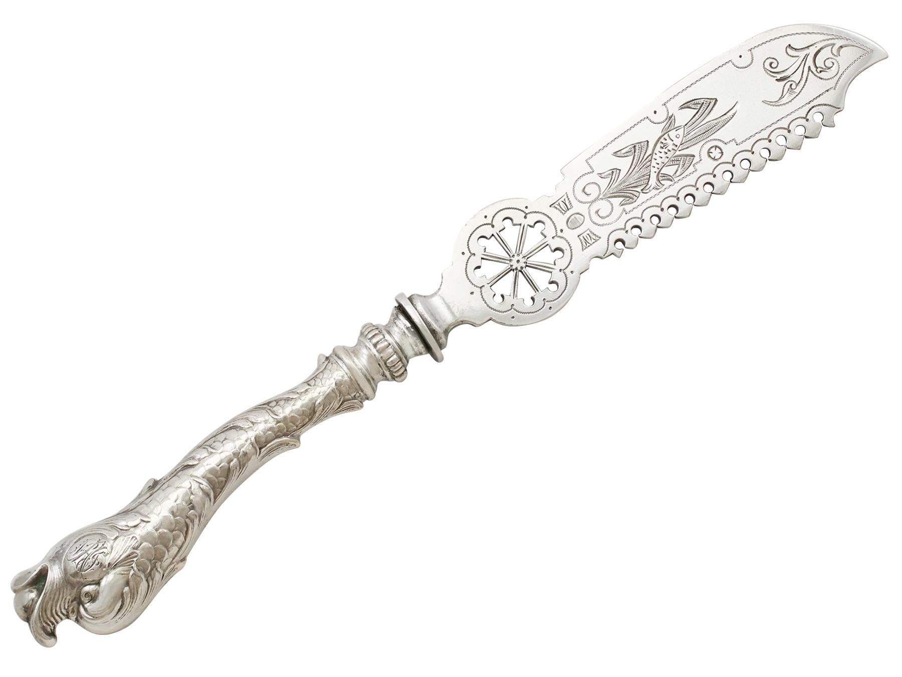 Antique German Silver Fish Service for Eight Persons at 1stDibs