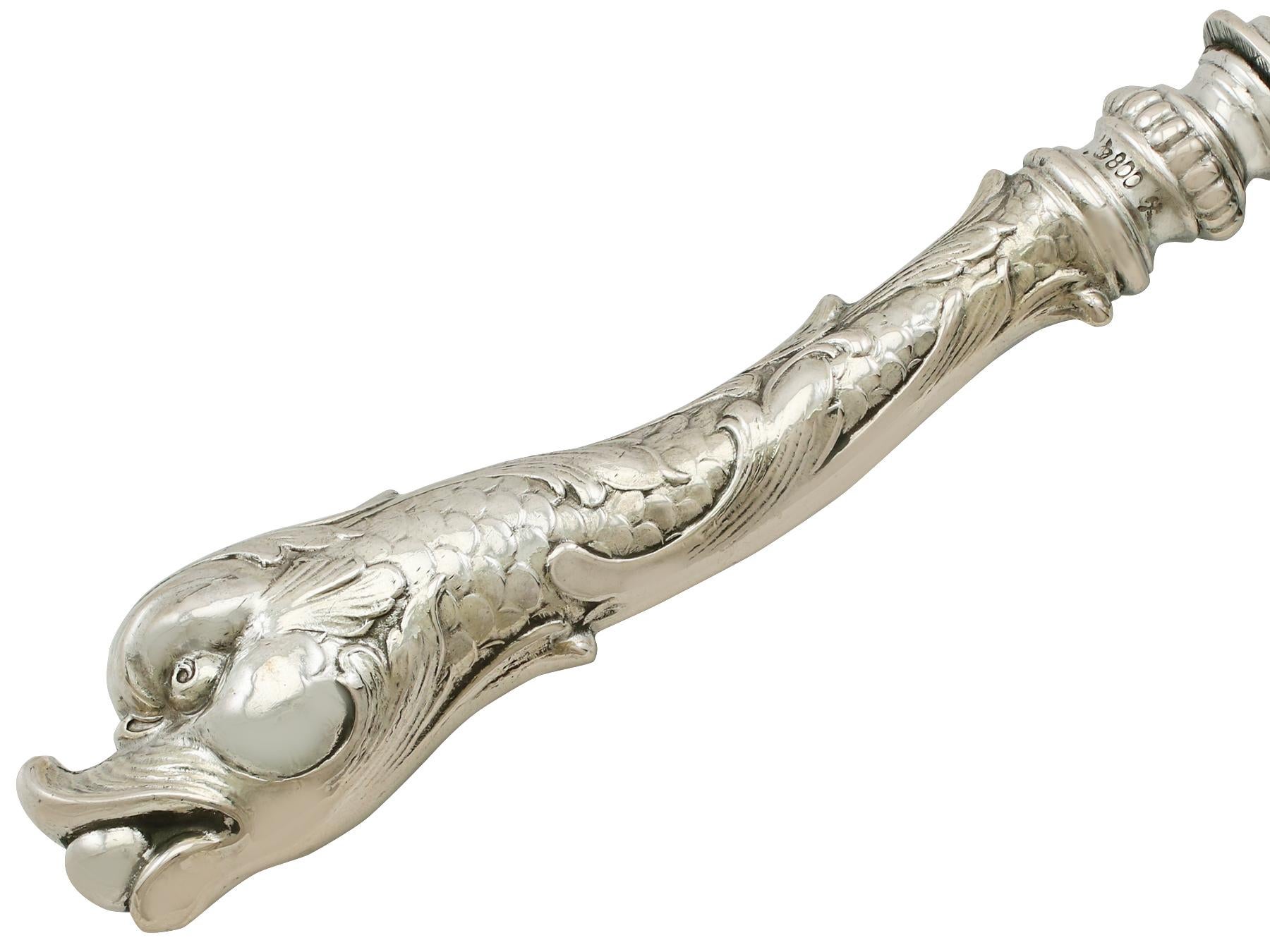 Antique German Silver Fish Service for Eight Persons at 1stDibs
