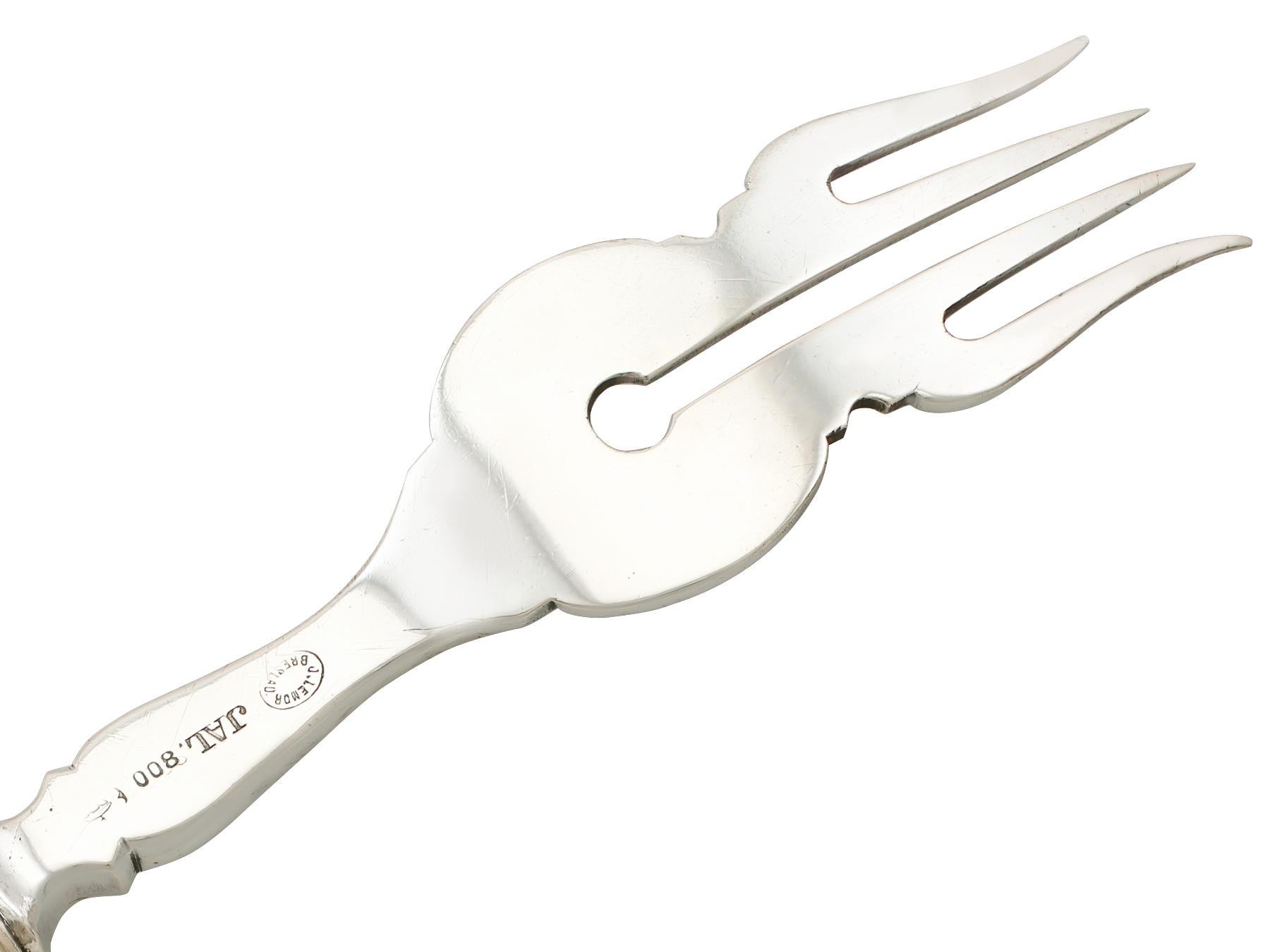 Antique German Silver Fish Service for Eight Persons at 1stDibs