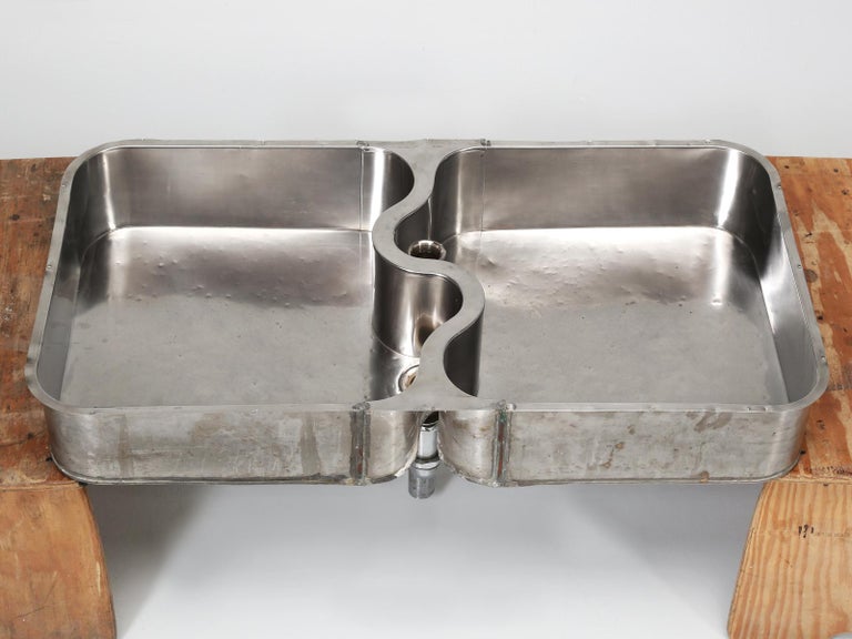 Antique German Silver Undermount Sink at 1stDibs