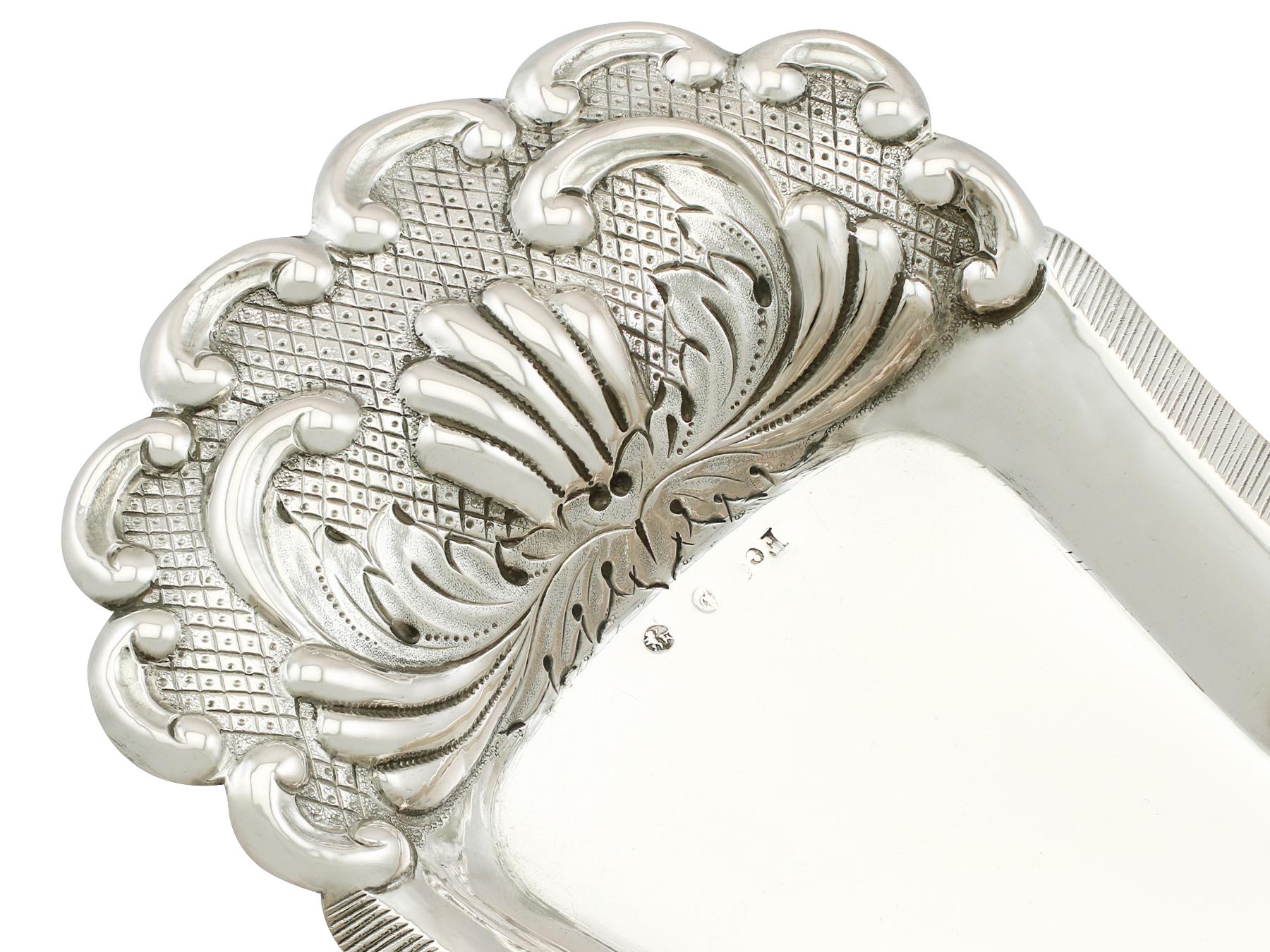 Antique German Silver Wick Trimmers and Snuffer Tray, circa 1825 at 1stDibs