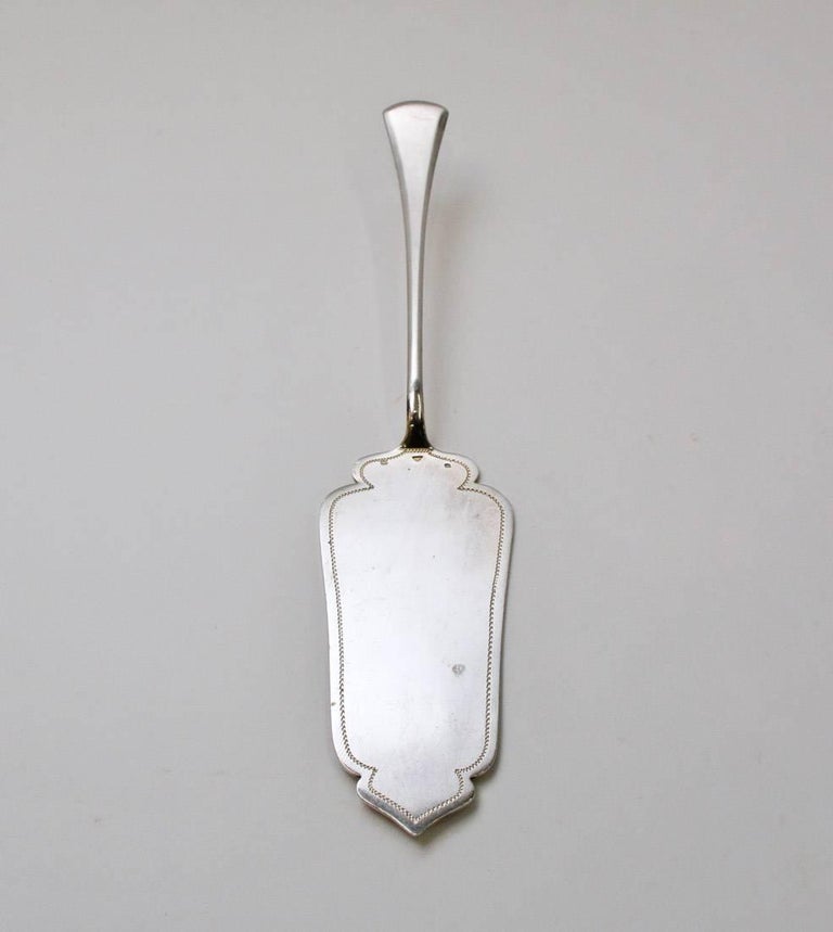Antique German Silver Plated Pie/Cake Server For Sale at 1stDibs