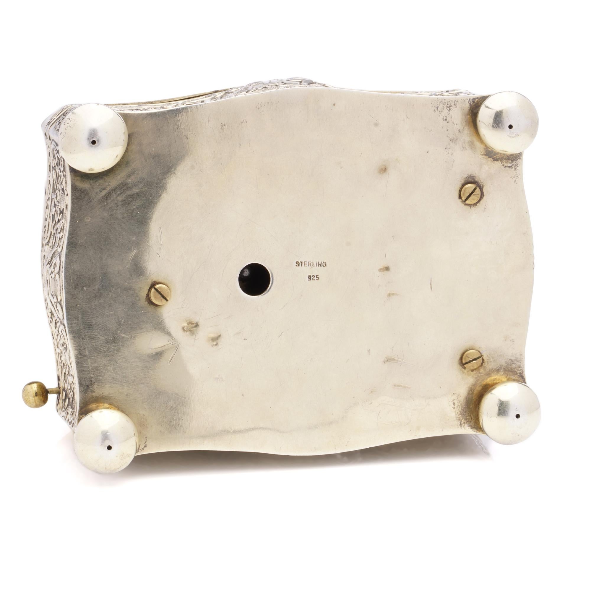 Antique German Sterling Silver Singing Bird Box, circa 1900 For Sale at ...