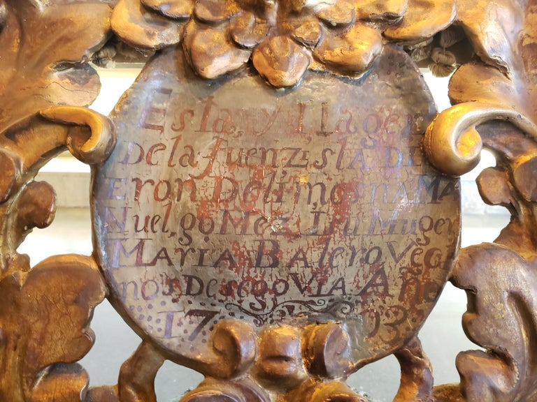 Antique Gilded Cherub Cartouche Fragment with Script at 1stDibs Antique Gilded Cherub Cartouche Fragment with Script at 1stDibs