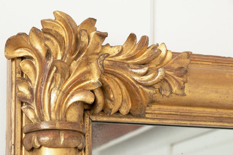 Antique Gilt Overmantle Mirror Made by William Cribb, C.1825 For Sale ...