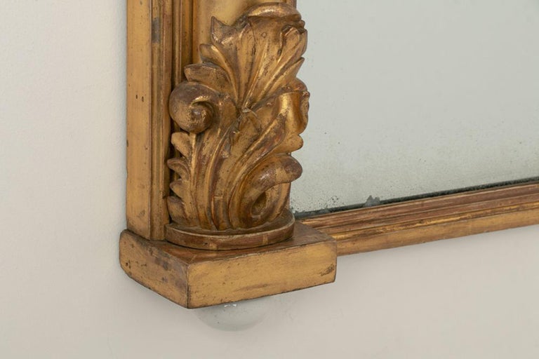 Antique Gilt Overmantle Mirror Made by William Cribb, C.1825 For Sale ...