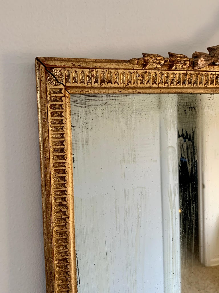 Antique Giltwood Regency Wall Mirror For Sale at 1stDibs
