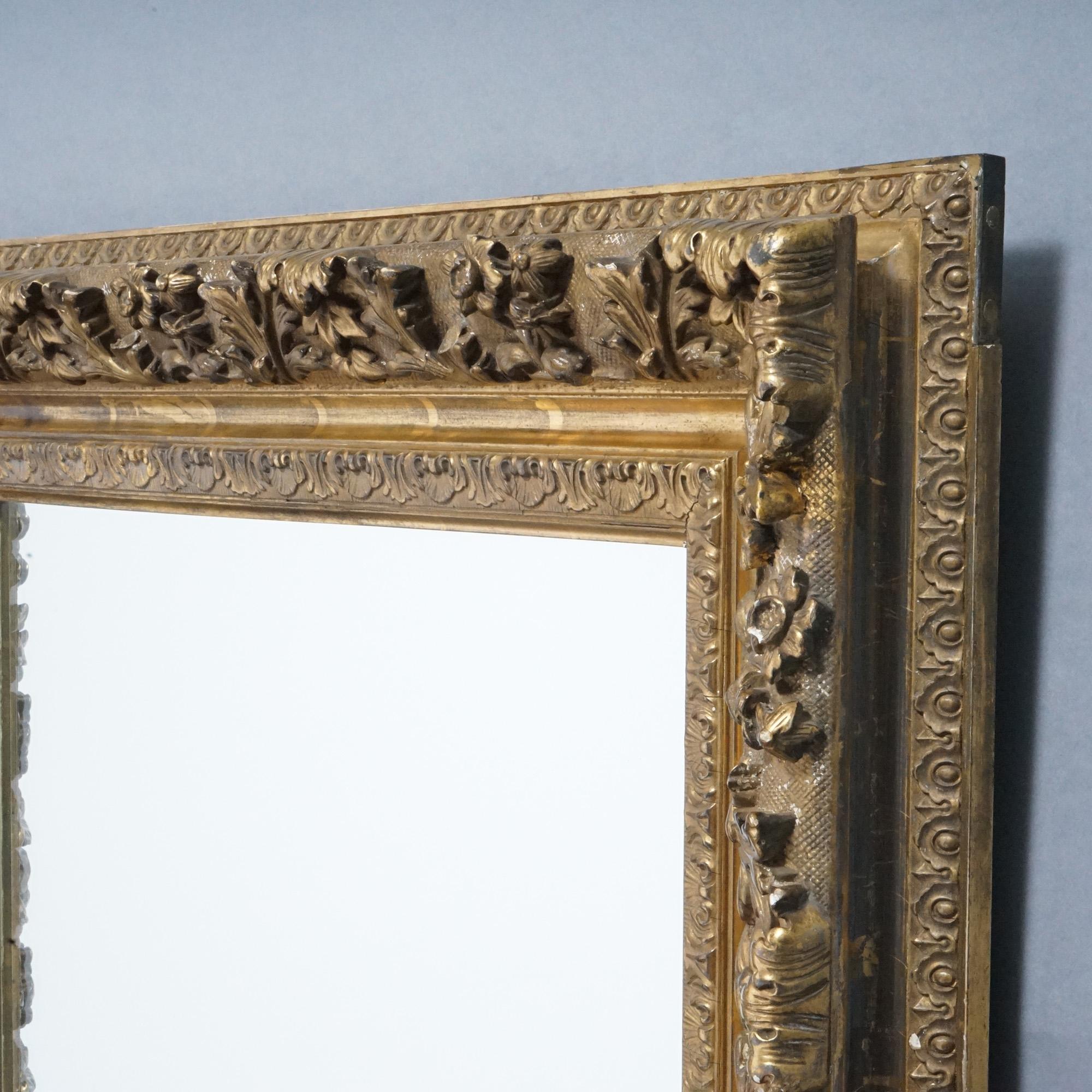 Antique Giltwood Wall Mirror Circa 1890 at 1stDibs
