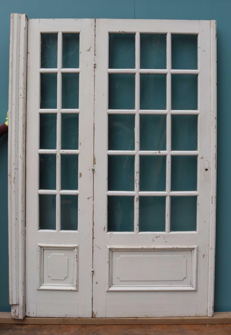 Antique Glazed French Room Divider at 1stDibs