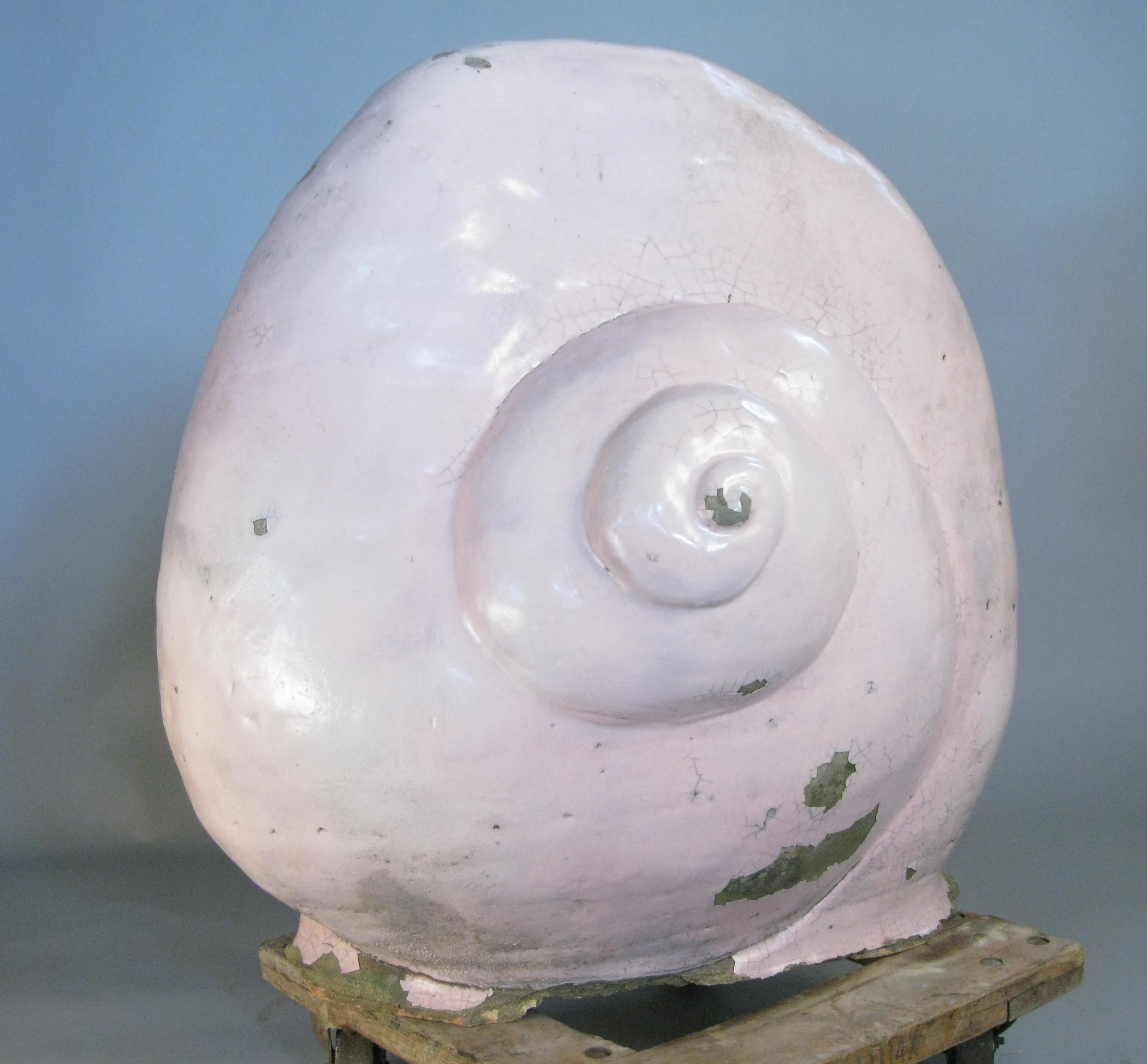 Antique Glazed Terracotta Snail Sculpture at 1stDibs | argilla galestro