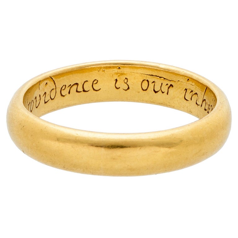 Antique Gold English "Posey" Band Ring For Sale at 1stDibs | posey ring