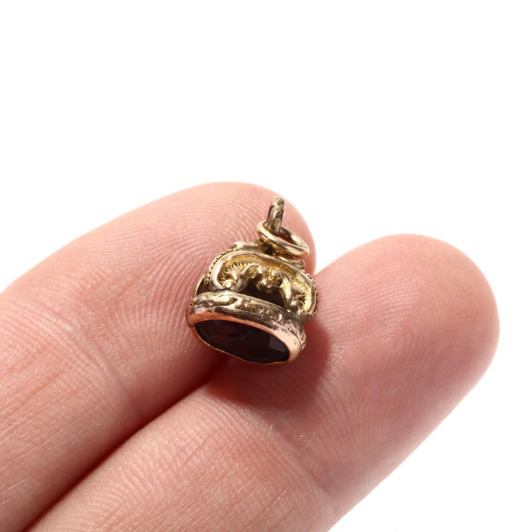 Antique Gold Filled Watch Fob, Victorian Watch Fob, Gold Filled Charm ...