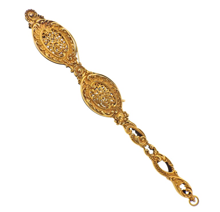 Antique Gold Lorgnette at 1stDibs