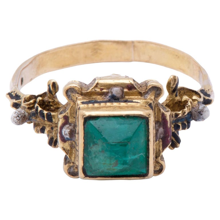 Antique Gold Renaissance Revival Ring at 1stDibs