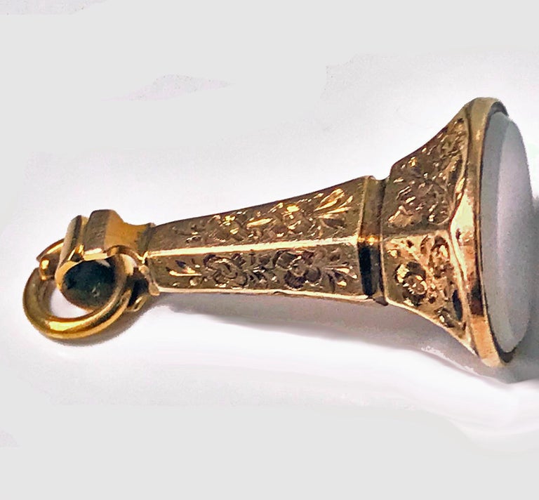 Antique Gold Seal Fob, circa 1840 at 1stDibs