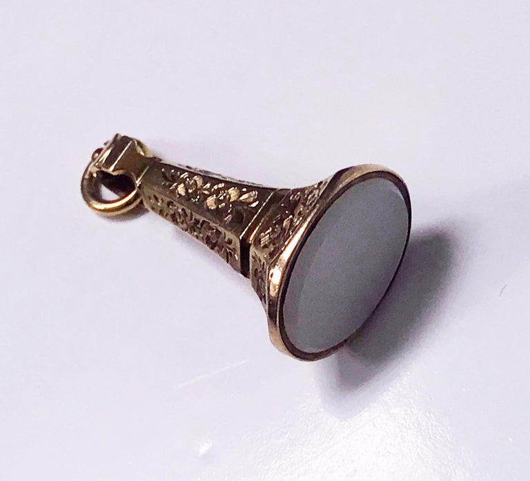 Antique Gold Seal Fob, circa 1840 at 1stDibs