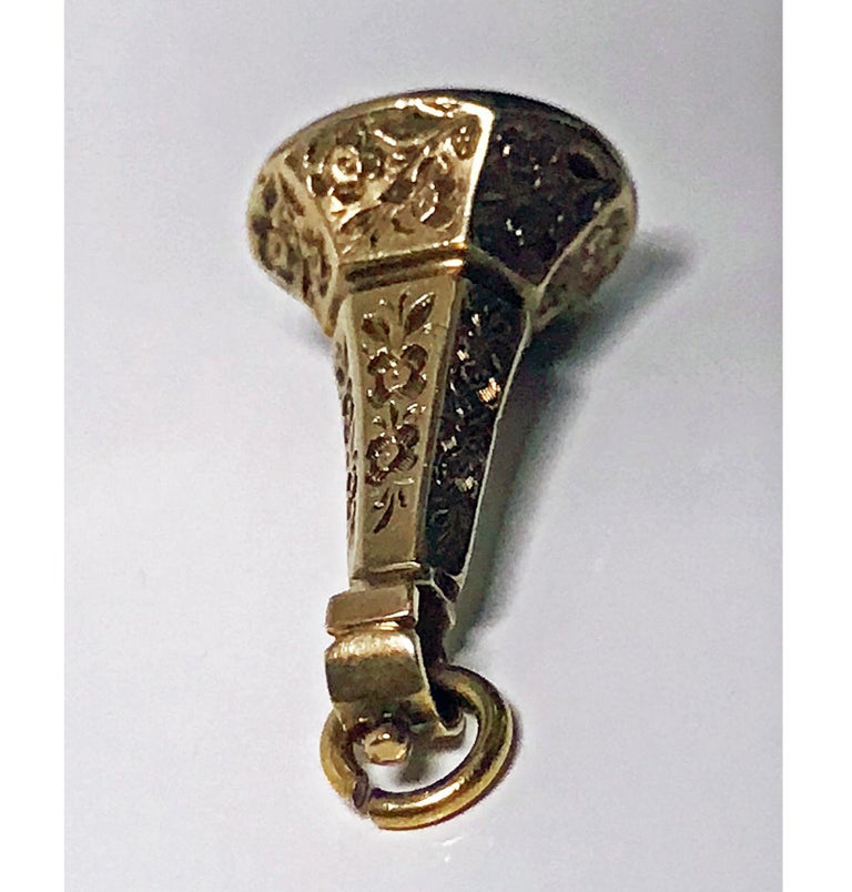Antique Gold Seal Fob, circa 1840 at 1stDibs