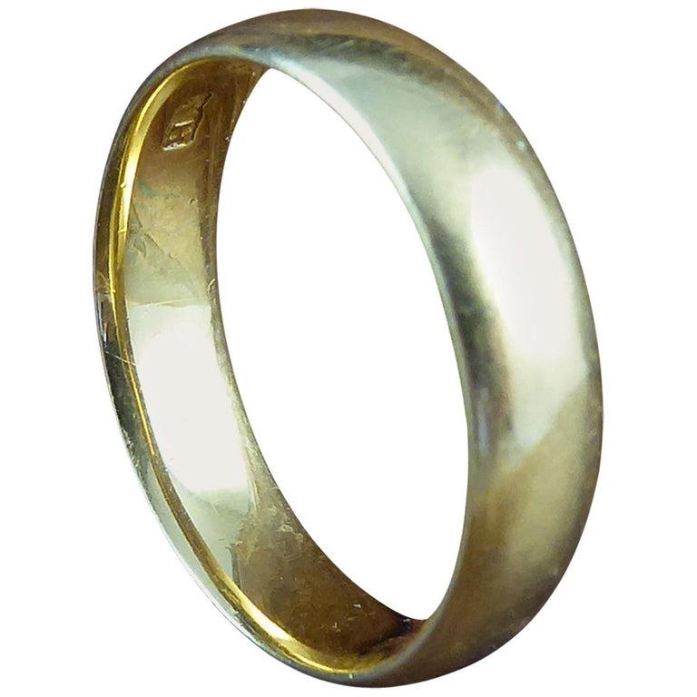 Antique Gold Wedding Ring, 22 Carat Yellow Gold, Birmingham 1919 ...