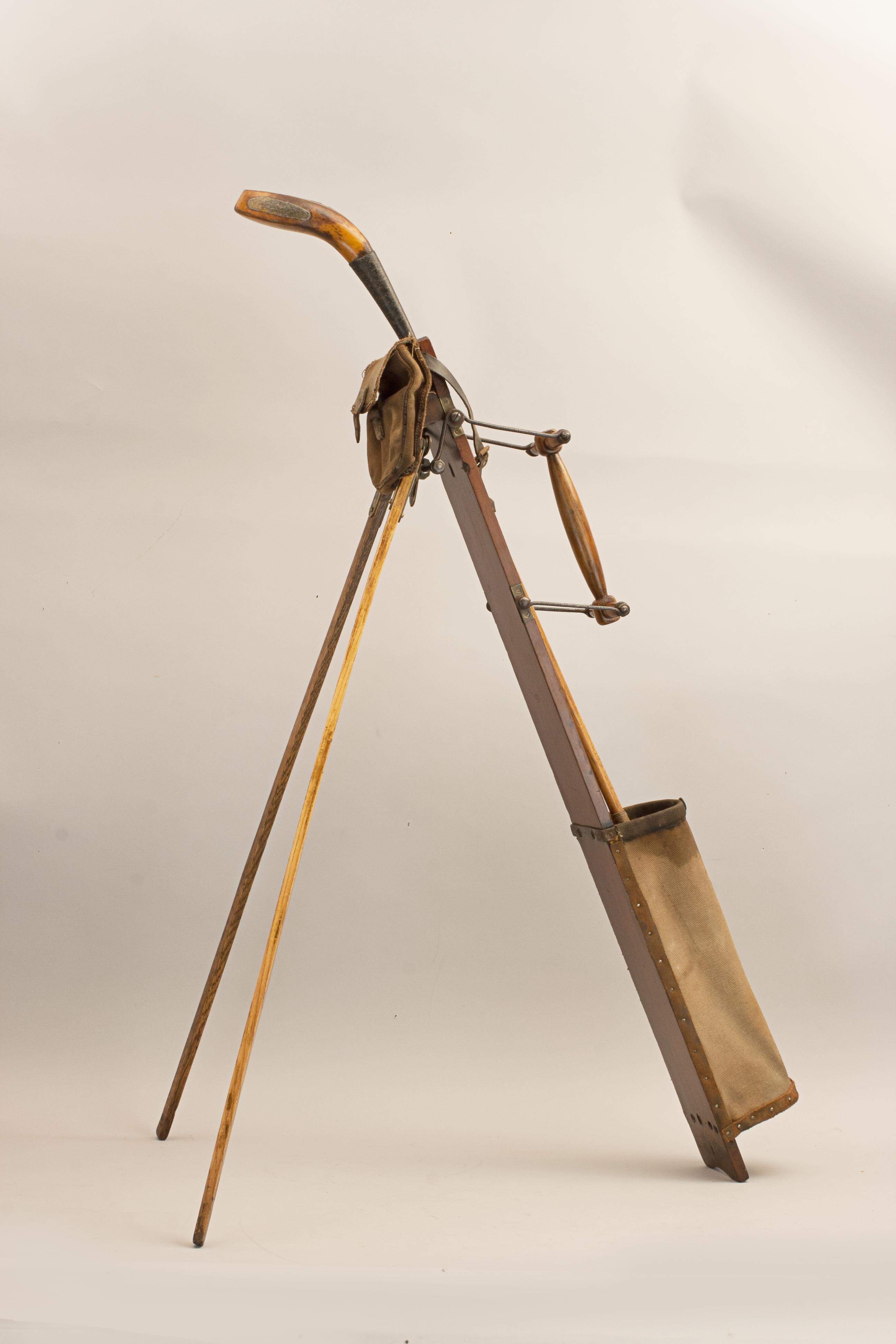 Antique Golf Bag, Automaten Caddy by Bussey at 1stDibs