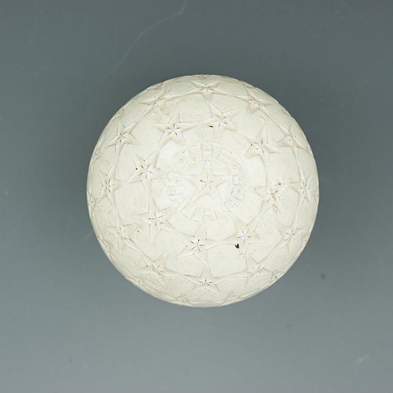 Antique Golf Ball Star Challenger, Rubber Core, Star Design Pattern For ...