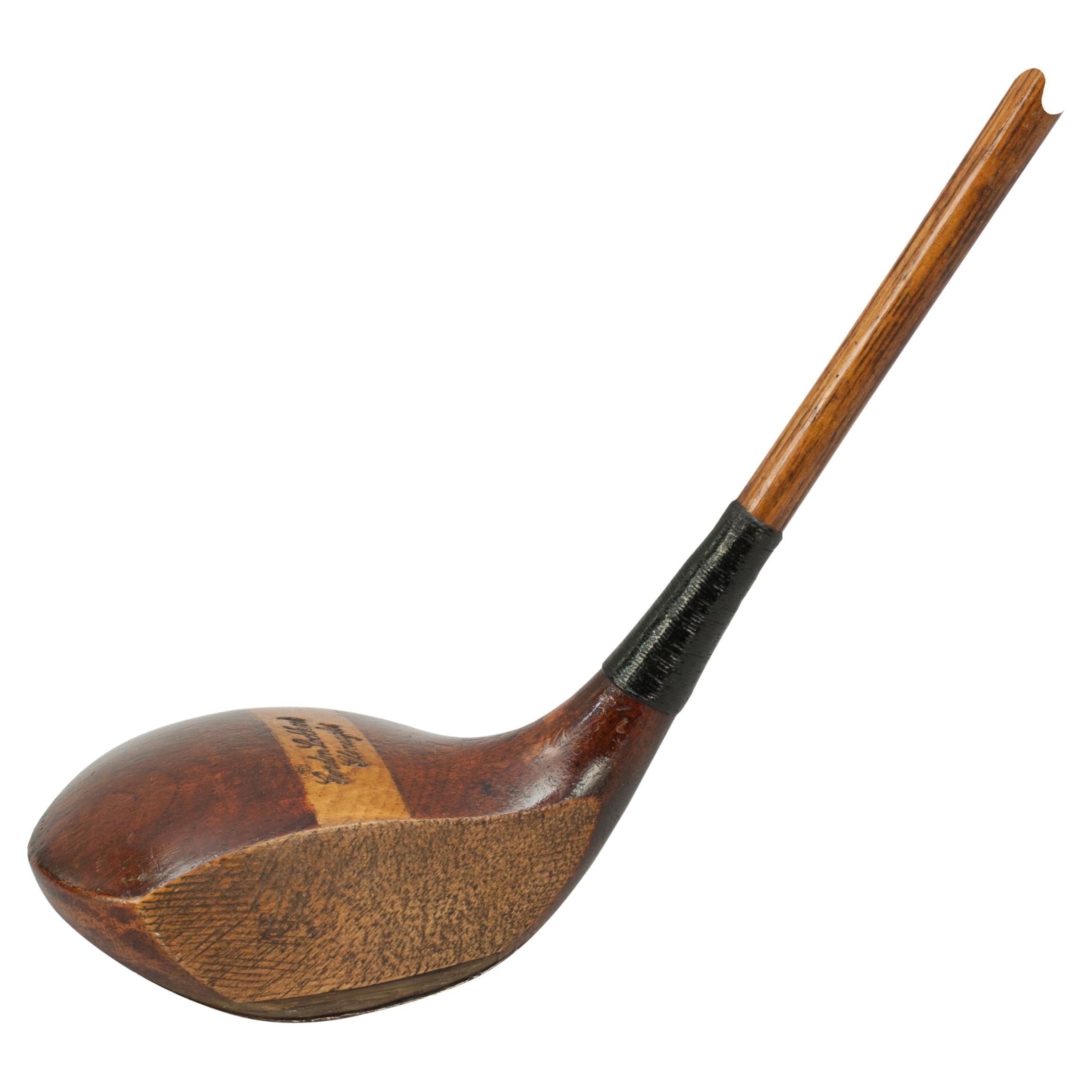 Antique Golf Club, Tom Stewart Smooth Face Wryneck Offset Putter at 1stDibs
