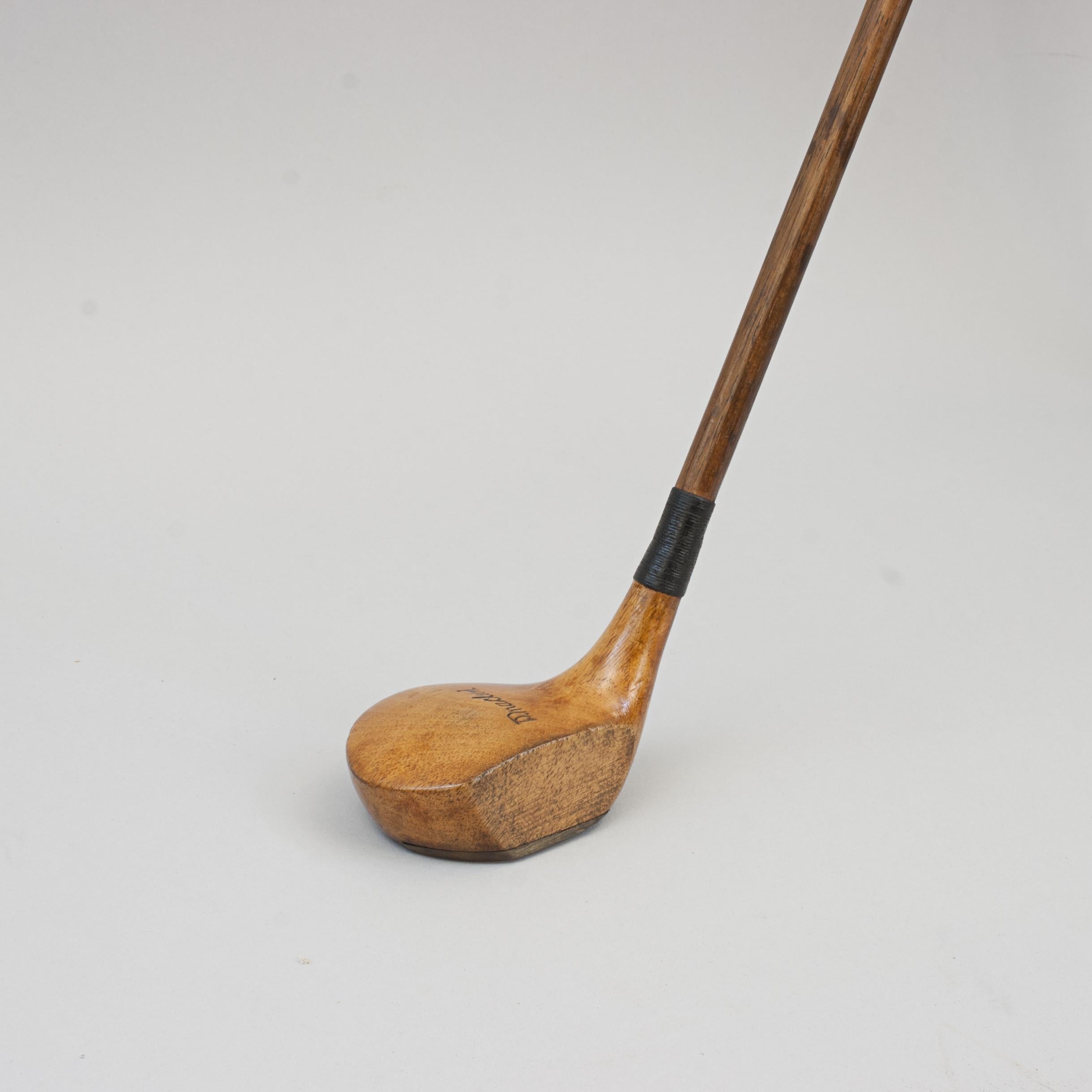 Antique Golf Club, Driver with small Head and Hickory Shaft. For Sale ...