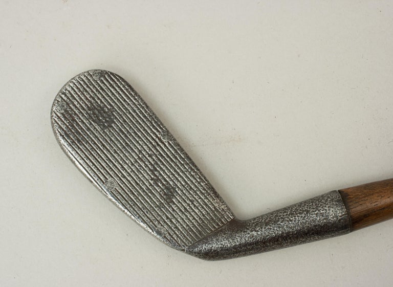 Antique Golf Club, Steel "Spring Faced" Cleek with Short Hosel For Sale ...
