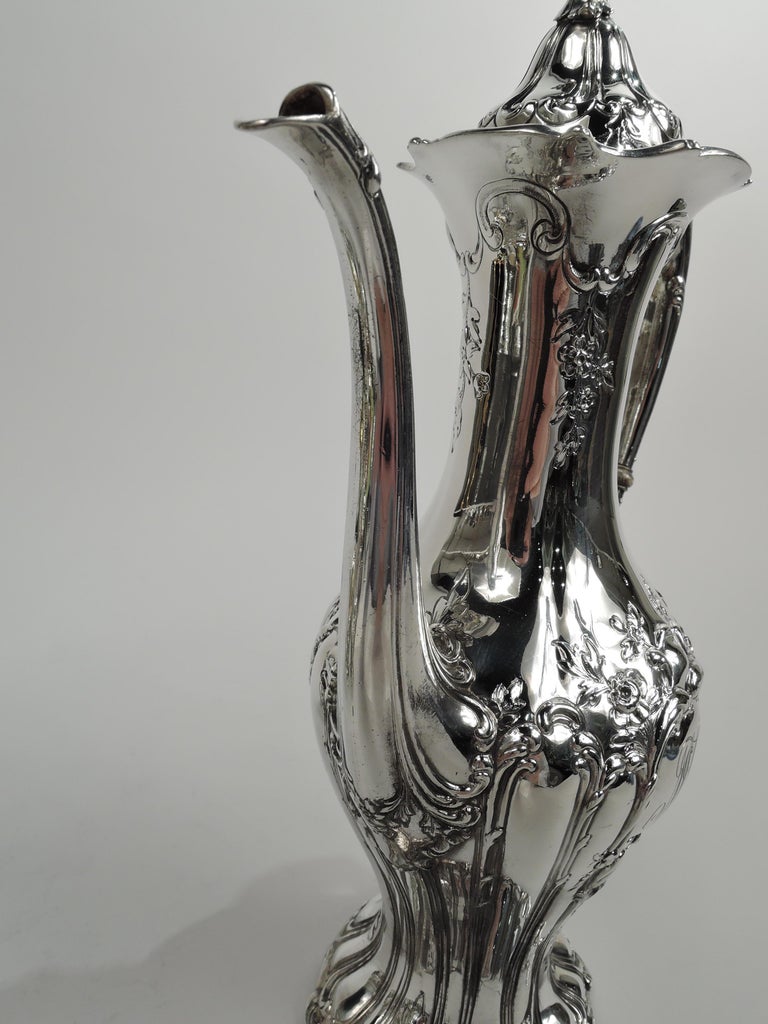 Antique Gorham Chantilly-Grand Sterling Silver 3-Piece Coffee Set For ...