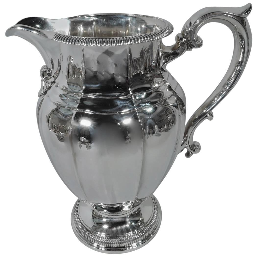 Antique Fisher Sterling Silver Water Pitcher at 1stdibs