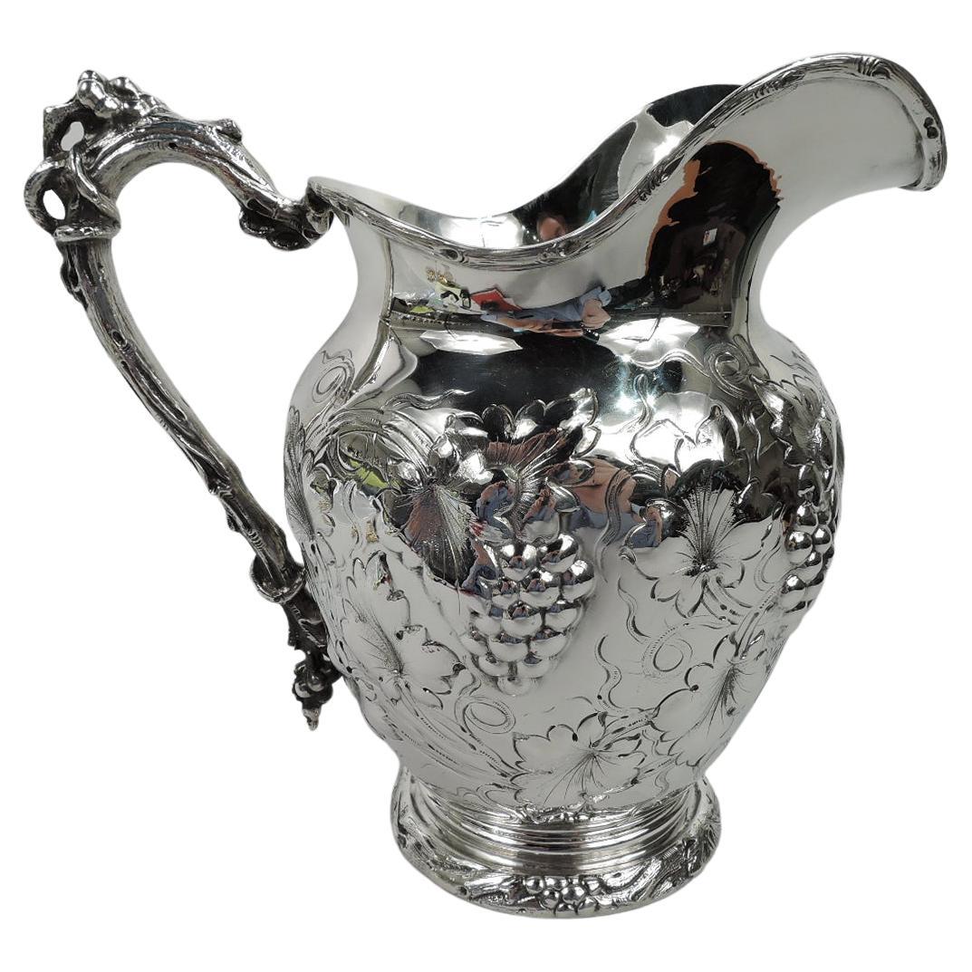 Large Impressive Antique Water Pitcher For Sale at 1stDibs