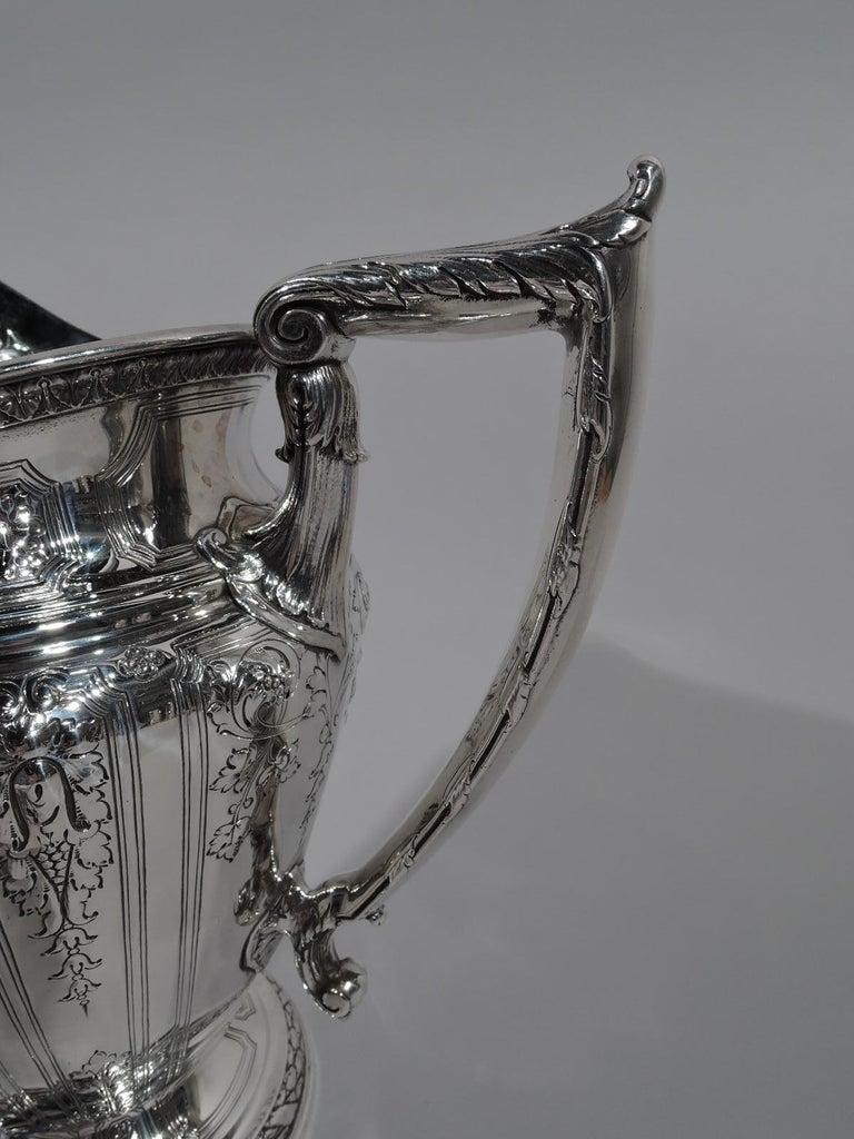 Antique Gorham Sterling Silver Water Pitcher in Maintenon Pattern For ...