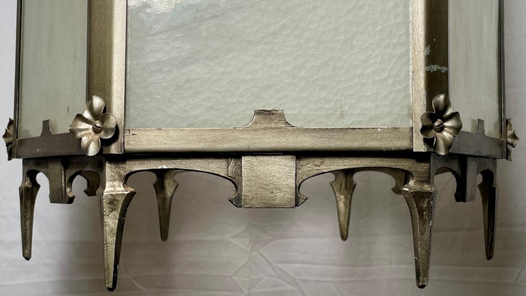 Antique Gothic American Iron Hall Lantern, Circa 1900-1910 For Sale at ...