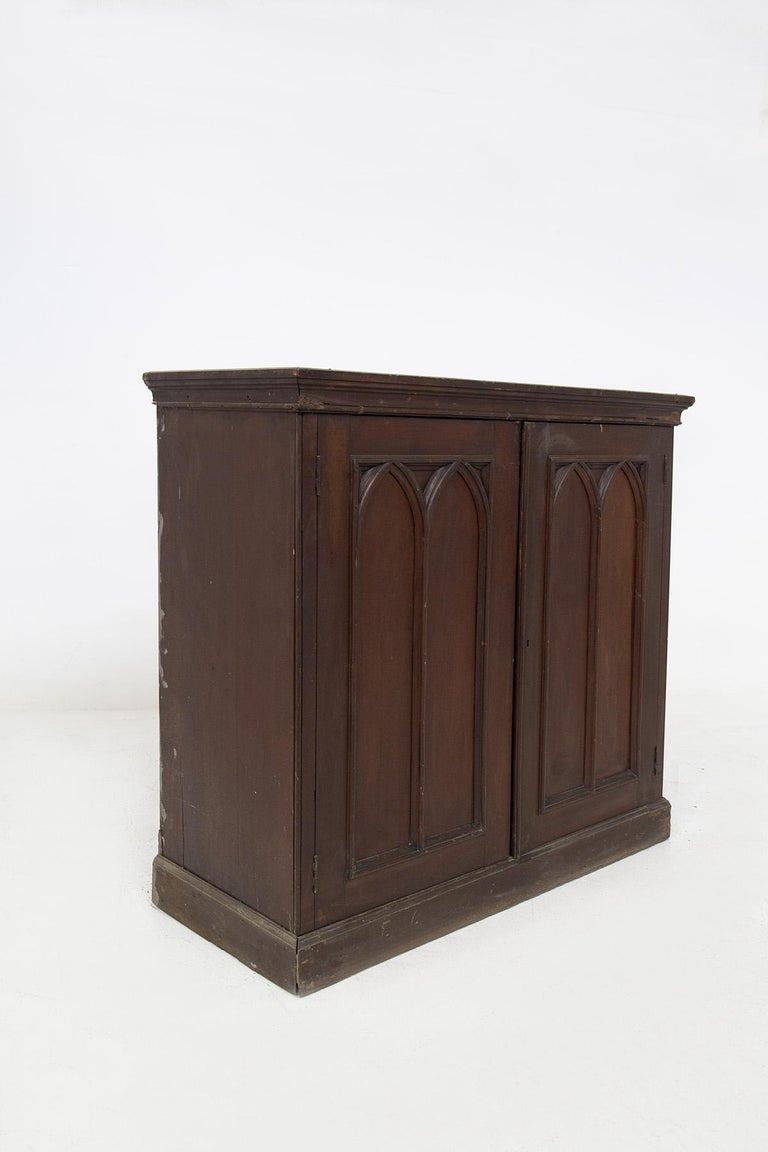Antique Gothic High Cupboard of the Galloping Queen Holland For Sale at ...